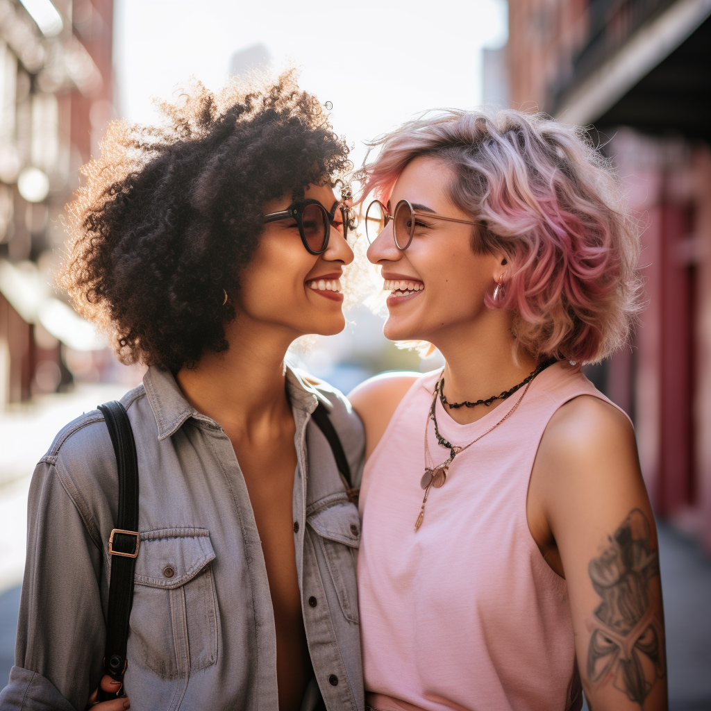 sharing experiences together